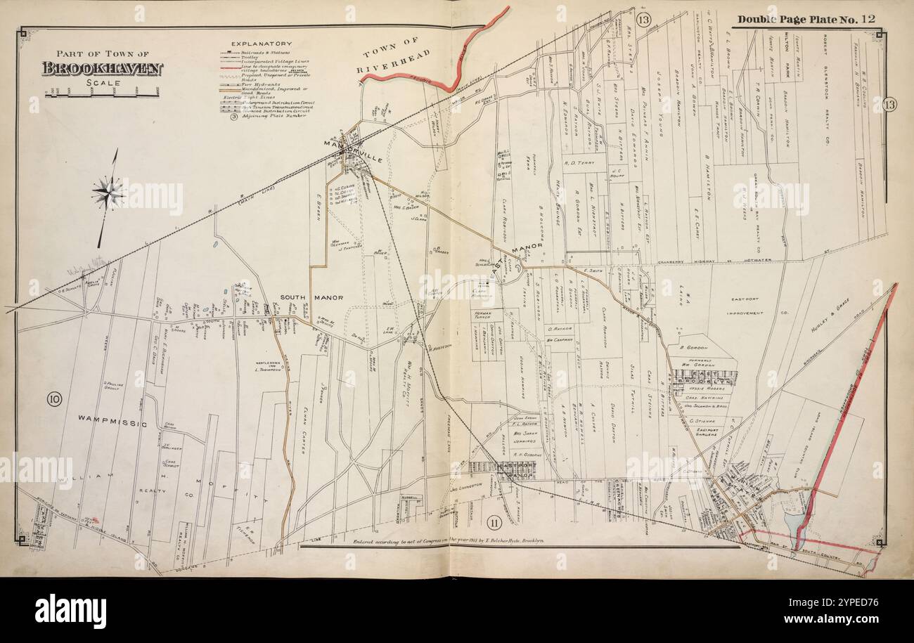Brookhaven map hi-res stock photography and images - Alamy