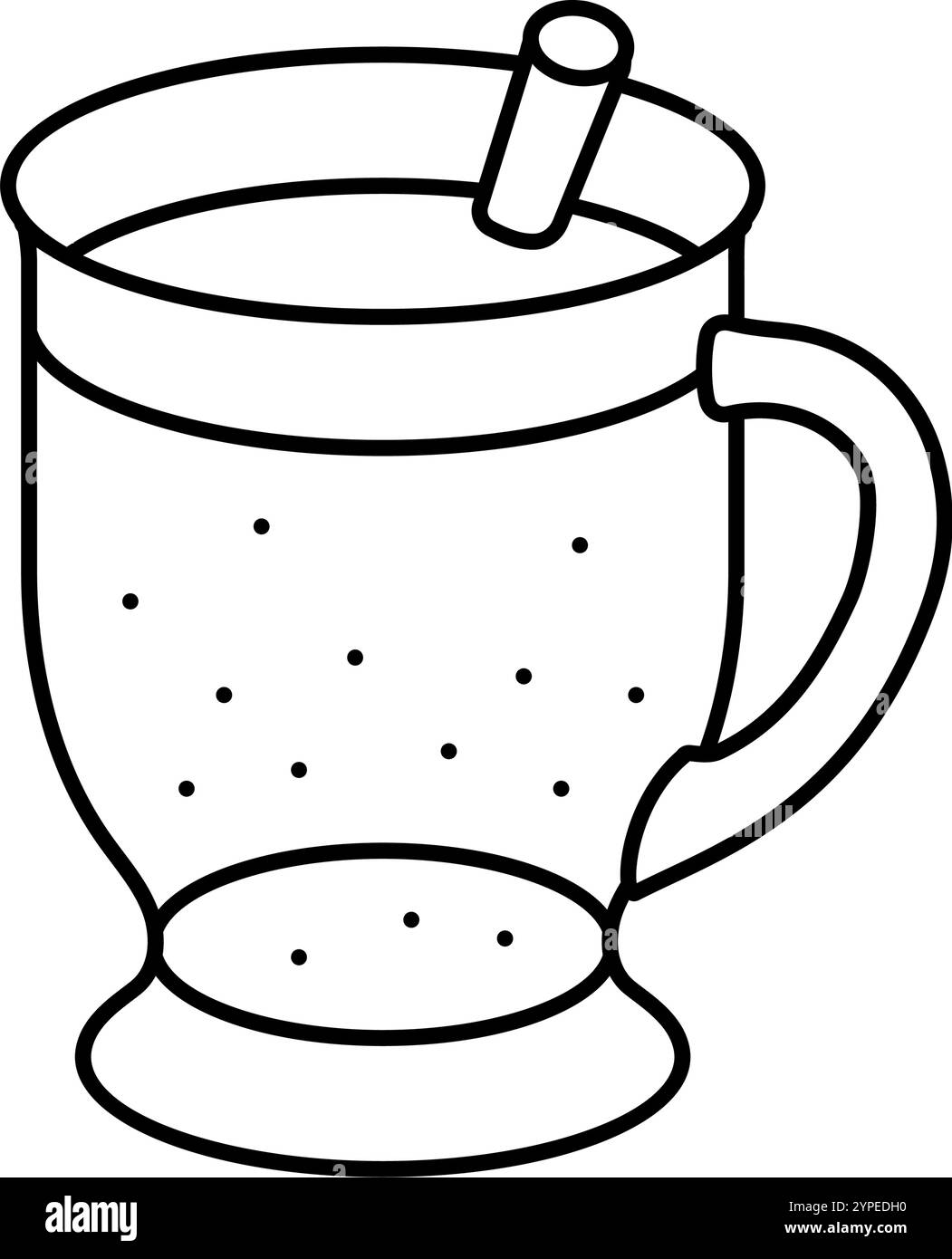 hot cider autumn line icon vector illustration Stock Vector Image & Art ...