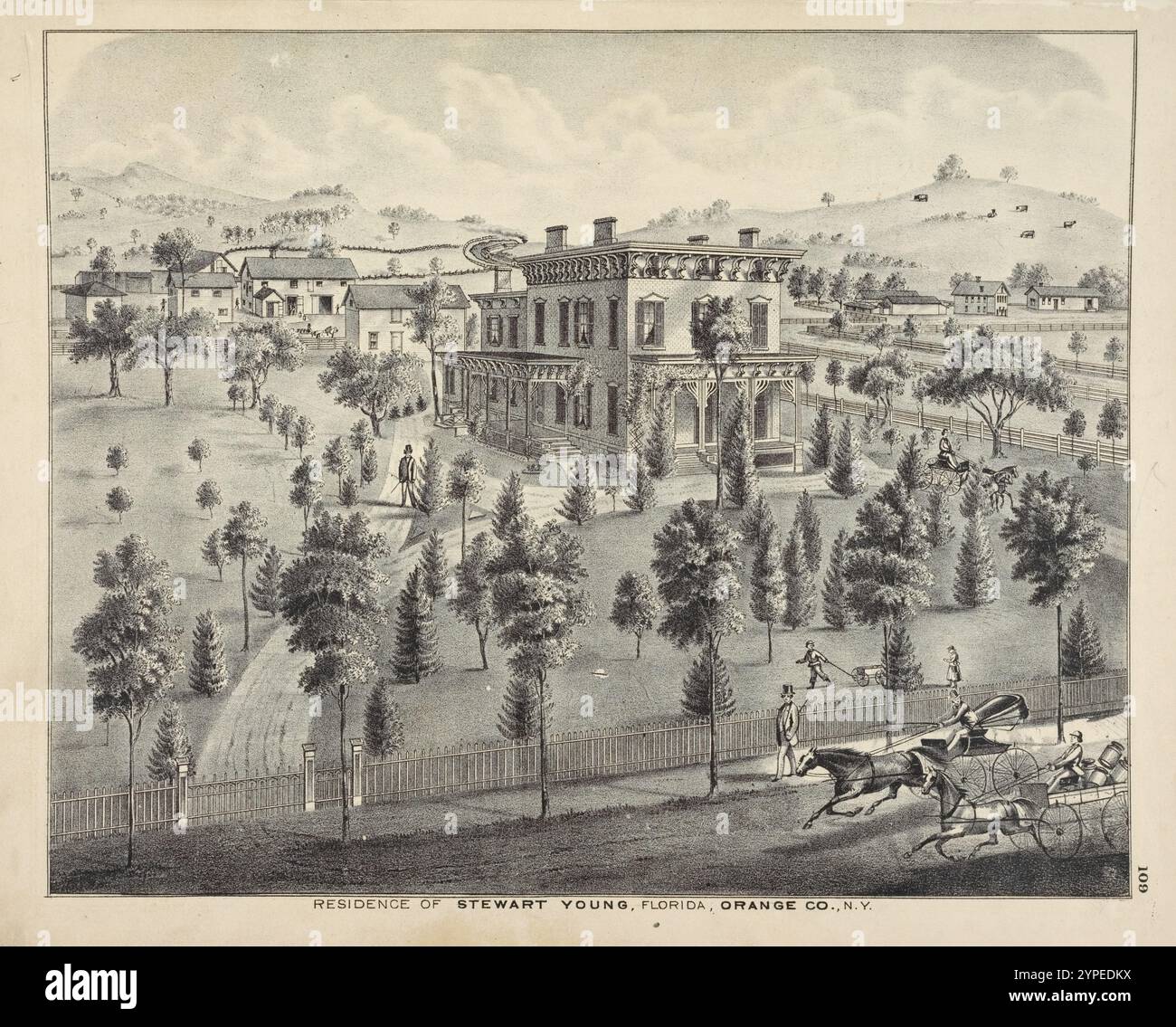 Young county map hi-res stock photography and images - Alamy