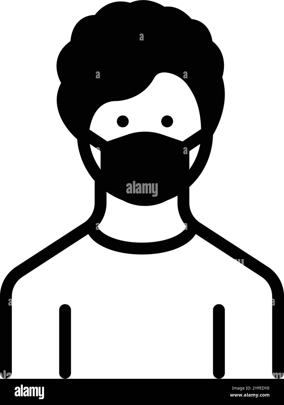Wear face mask sign Black and White Stock Photos & Images - Alamy