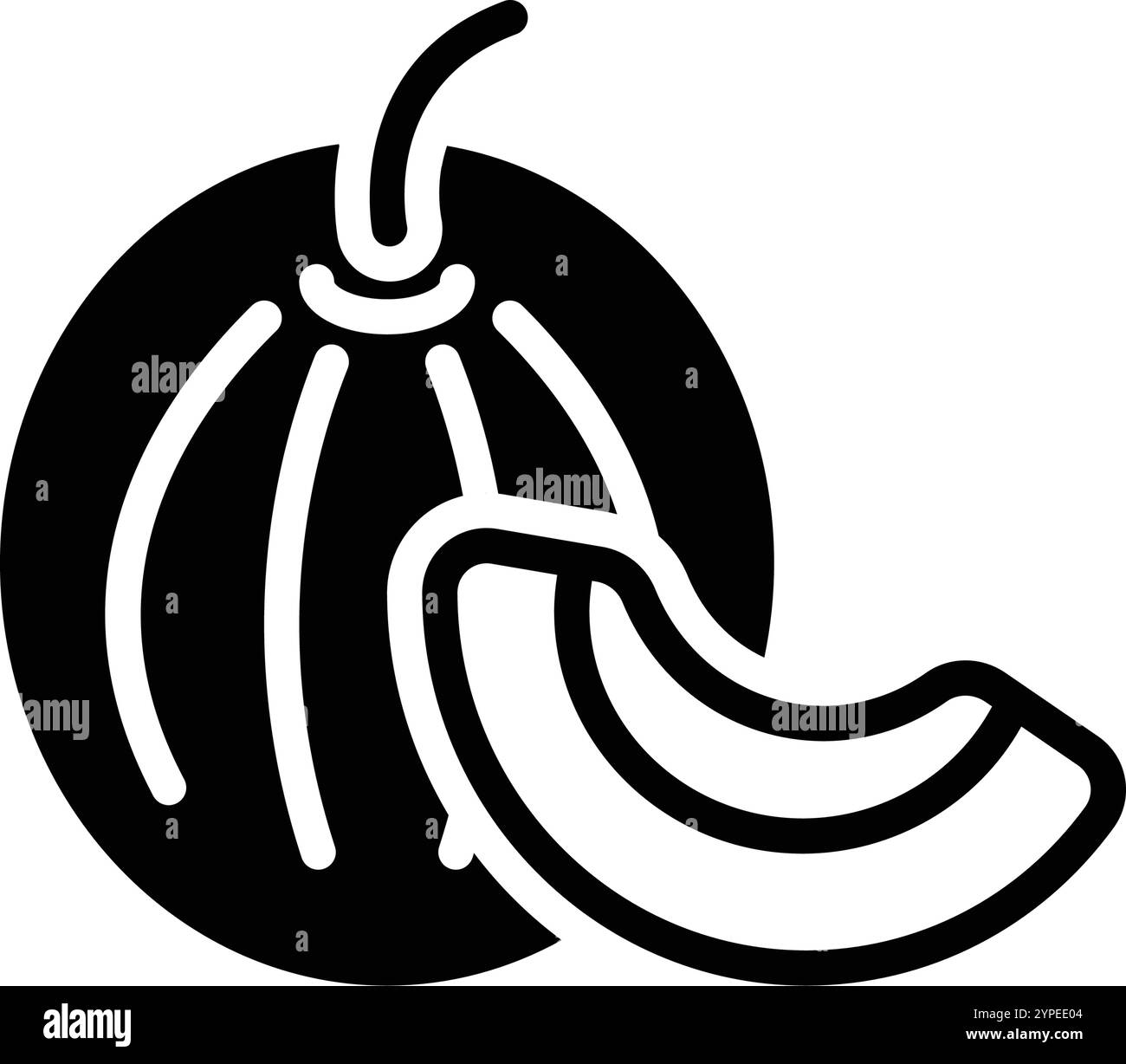 Icon for melon, muskmelon Stock Vector Image & Art - Alamy