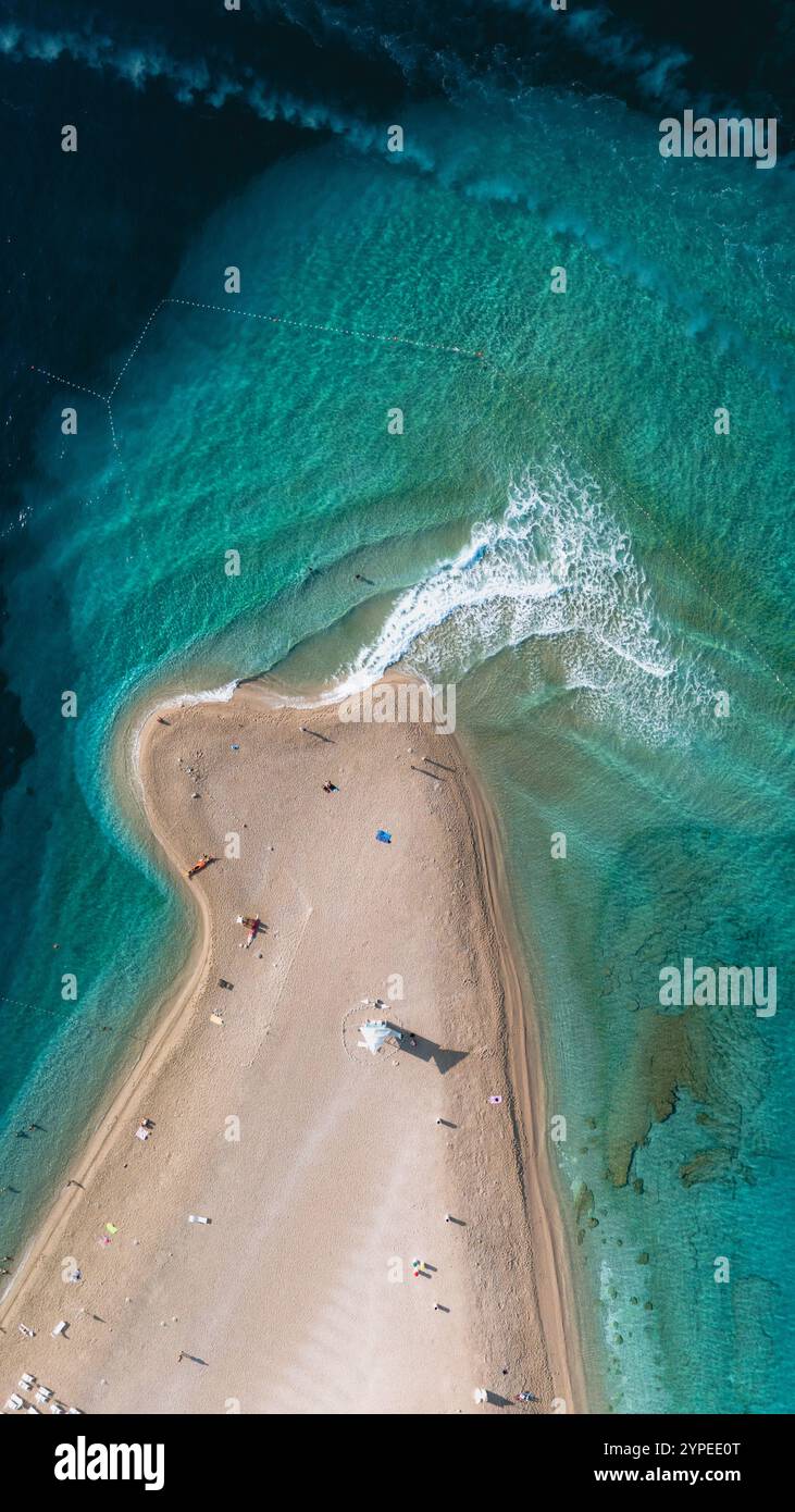 Experience the stunning beauty of Brac Island as waves gently lap the ...