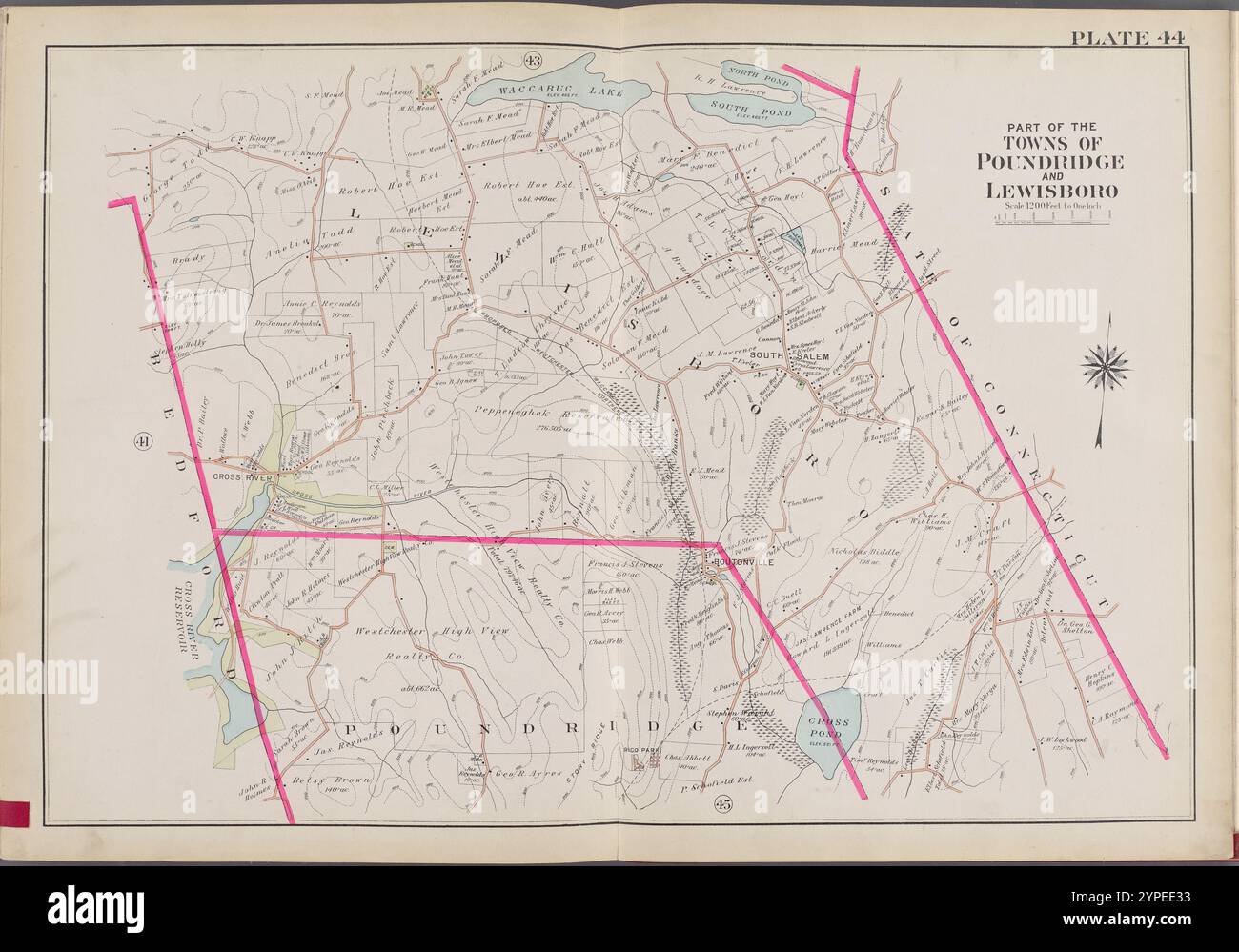 Bedford county map hi-res stock photography and images - Alamy