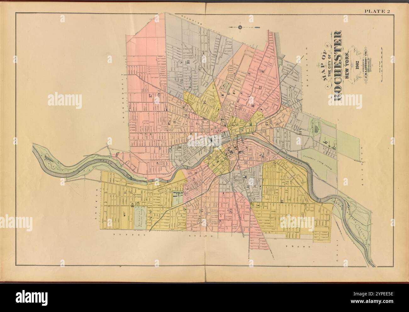 Map of monroe city hi-res stock photography and images - Alamy