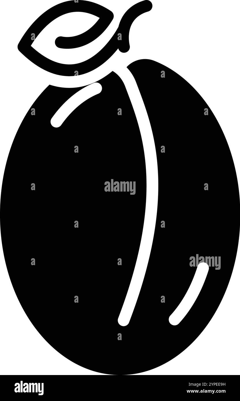 Prunus domestica domestica Stock Vector Images - Alamy