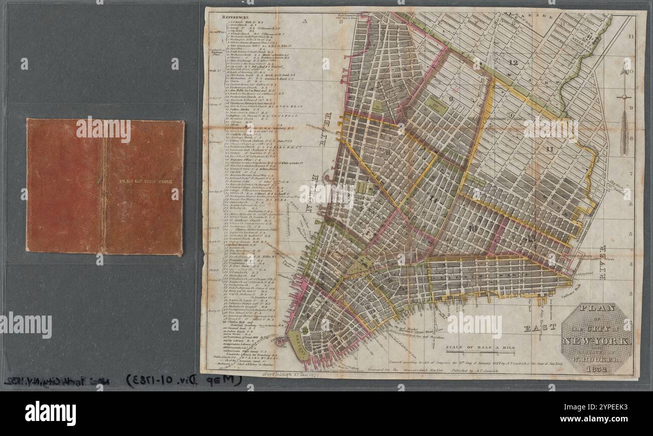 Map of new york 1832 hi-res stock photography and images - Alamy