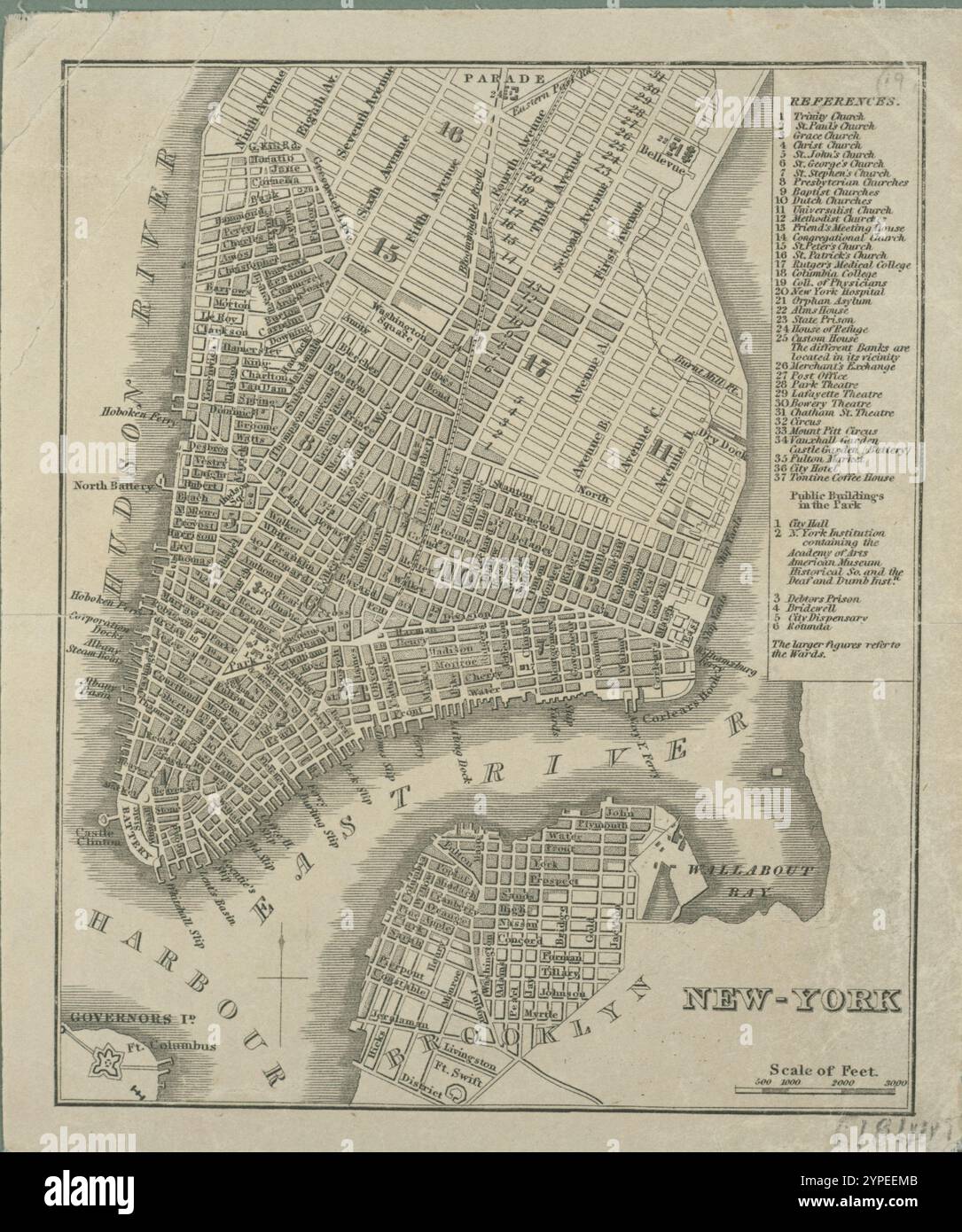 1786 new york city hi-res stock photography and images - Alamy