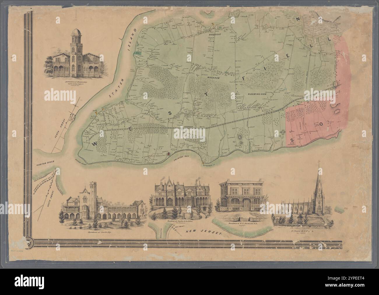 Elliott county map hi-res stock photography and images - Alamy