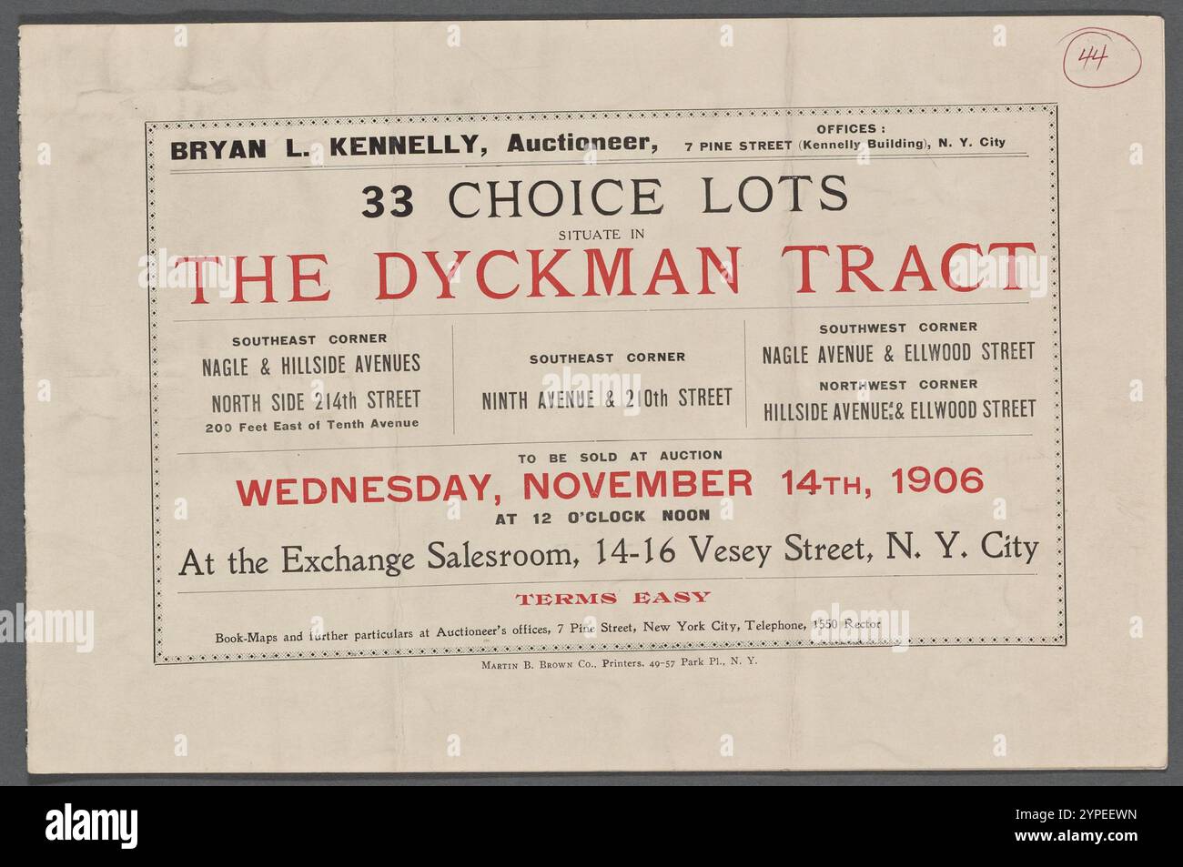 The dyckman tract hi-res stock photography and images - Alamy