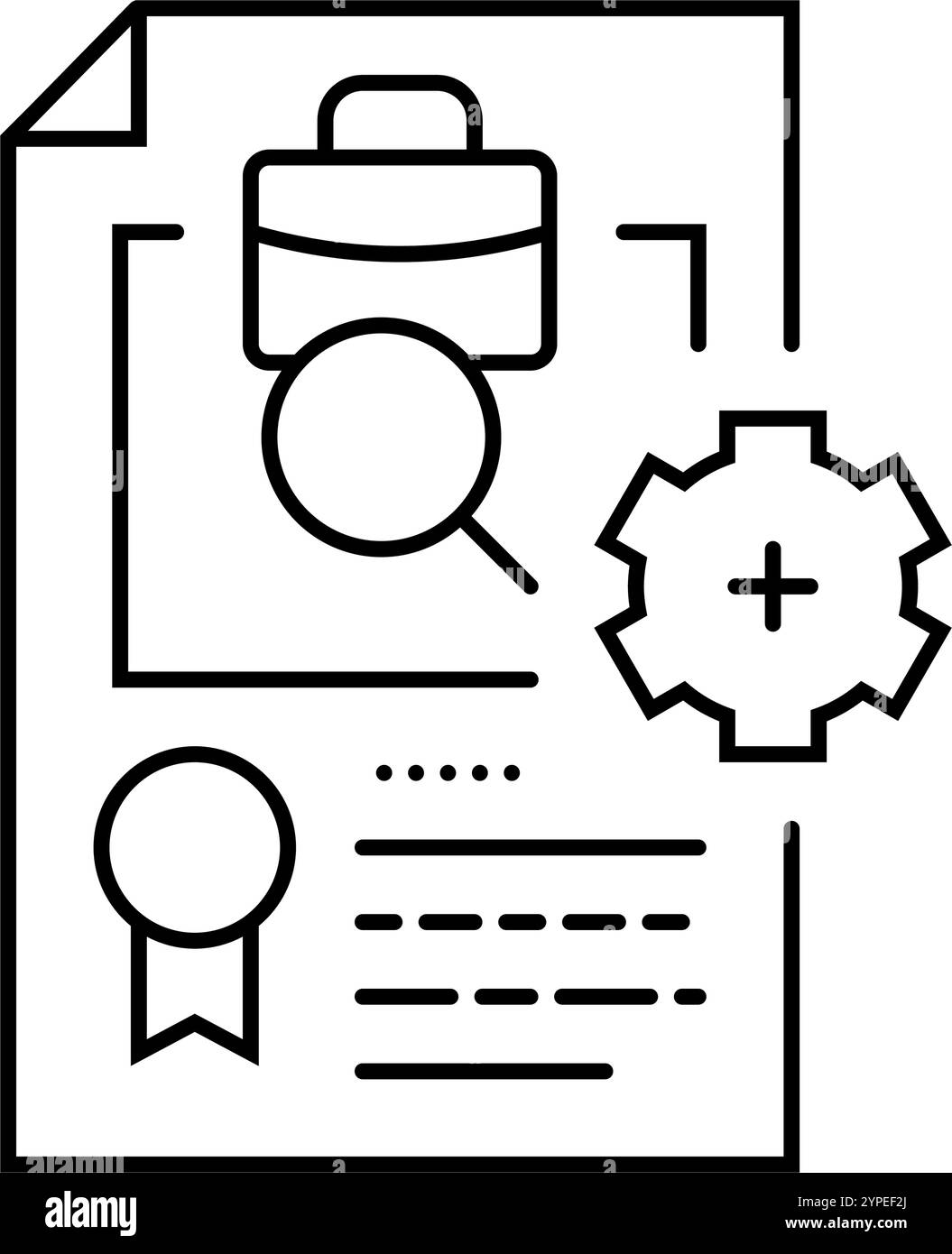 contract management business process line icon vector illustration ... contract management business process line icon vector illustration ...
