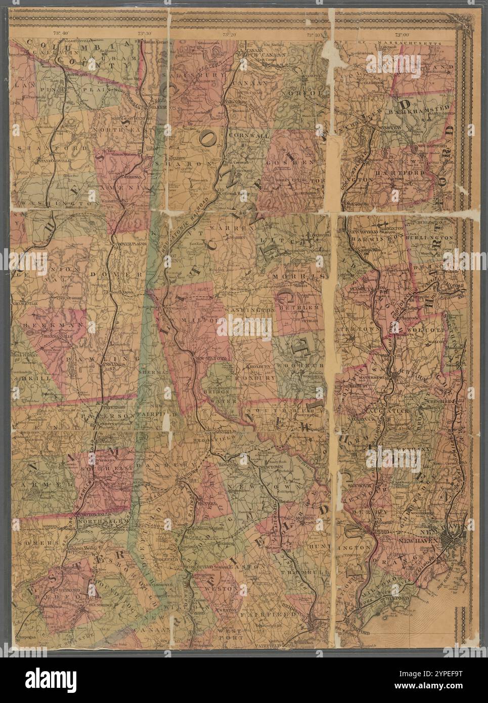 Square miles map hi-res stock photography and images - Alamy