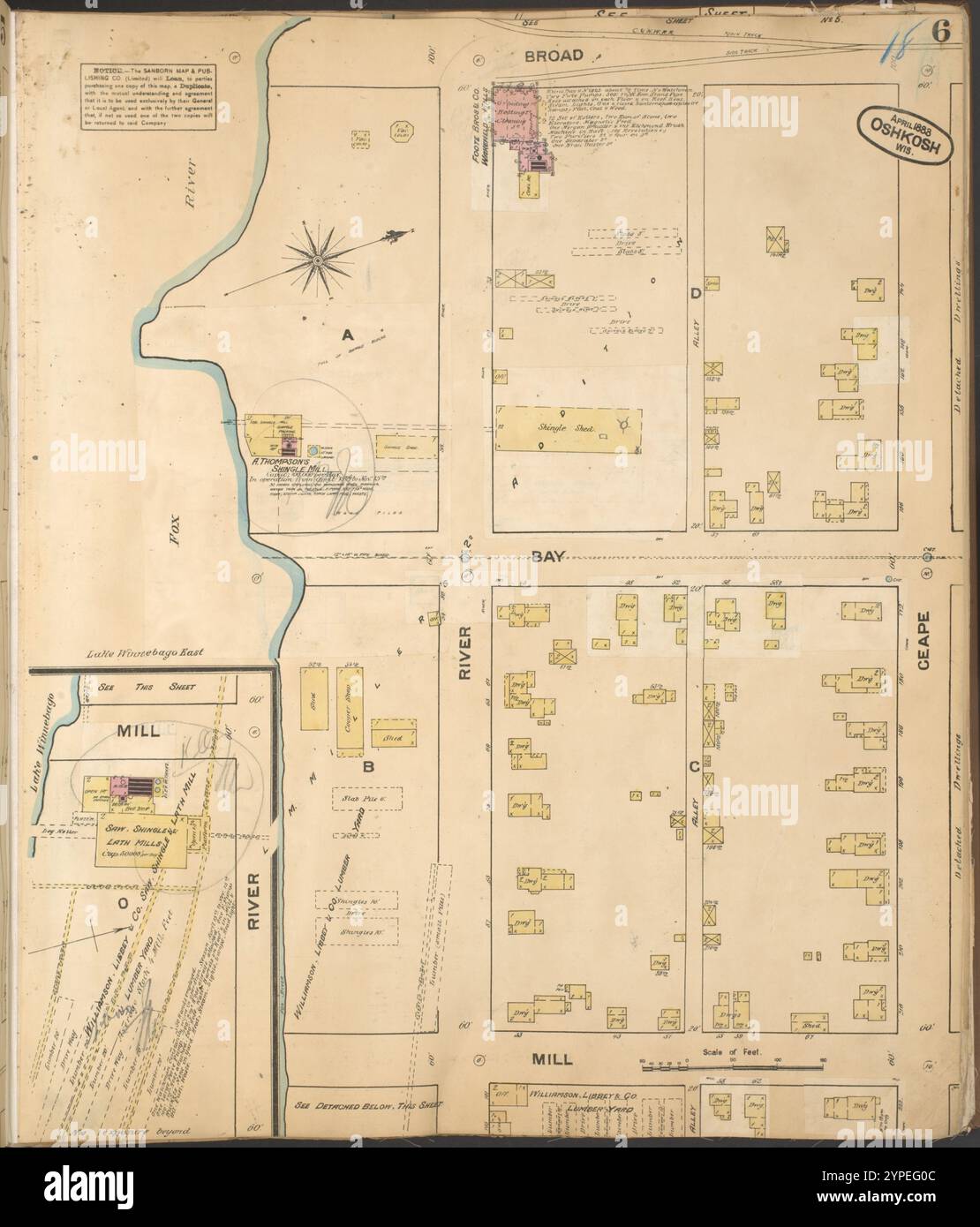 1885 fire map hi-res stock photography and images - Alamy