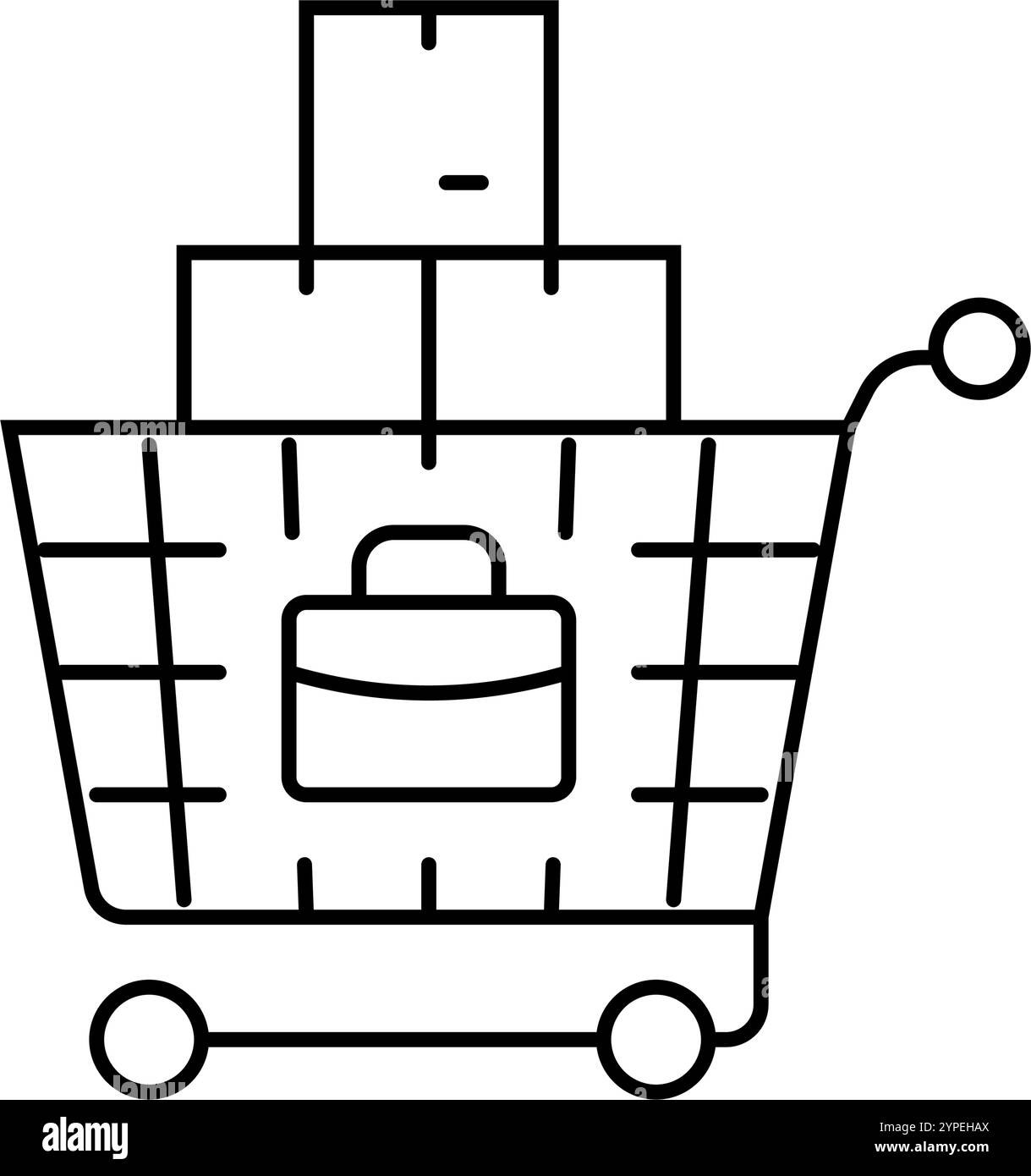 procurement business process line icon vector illustration Stock Vector ...
