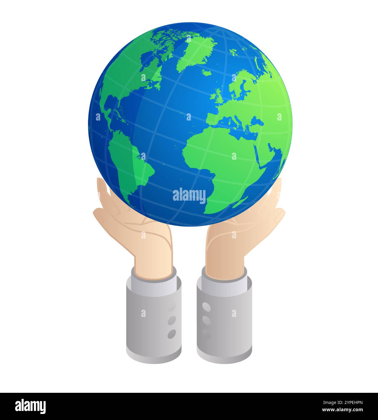 Isometric pollution environment concept Cut Out Stock Images & Pictures ...