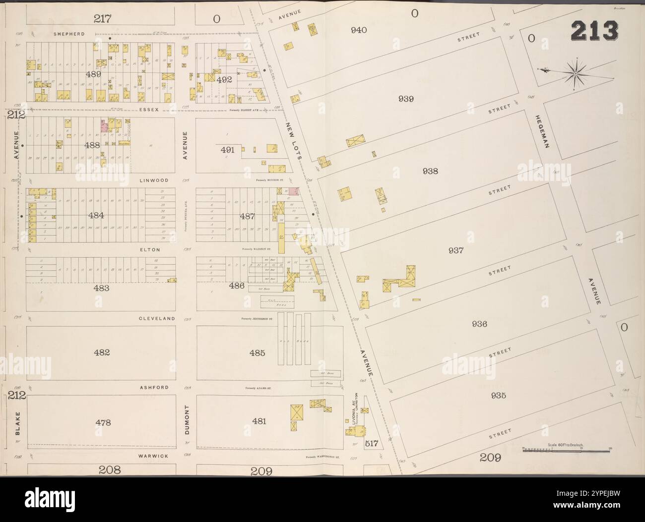Brooklyn, V. 8, Double Page Plate No. 213 [Map bounded by Shepherd Ave ...