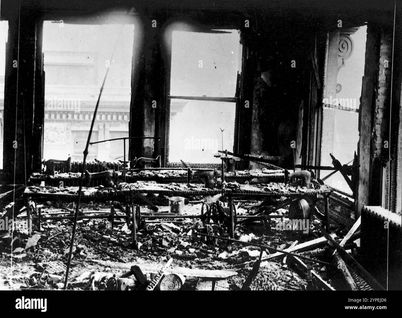 Interior of the Triangle Waist Company shop in the Asch Building 9th ...