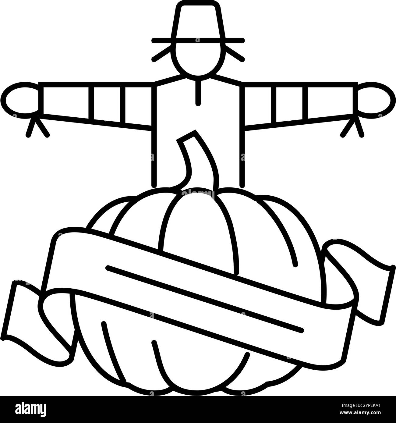 fall festivals autumn line icon vector illustration Stock Vector Image ...