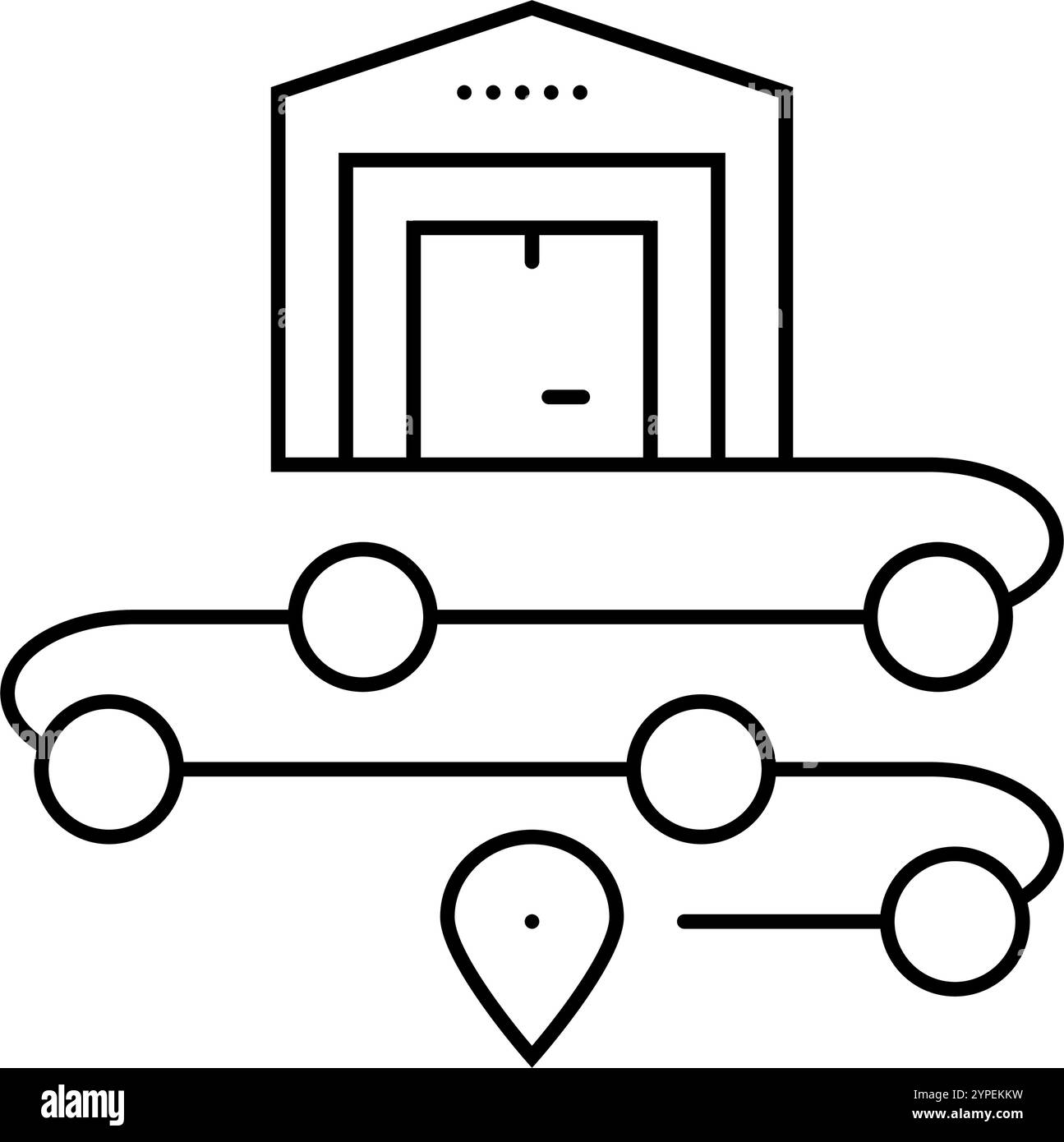 order fulfillment business process line icon vector illustration Stock Vector Image & Art - Alamy