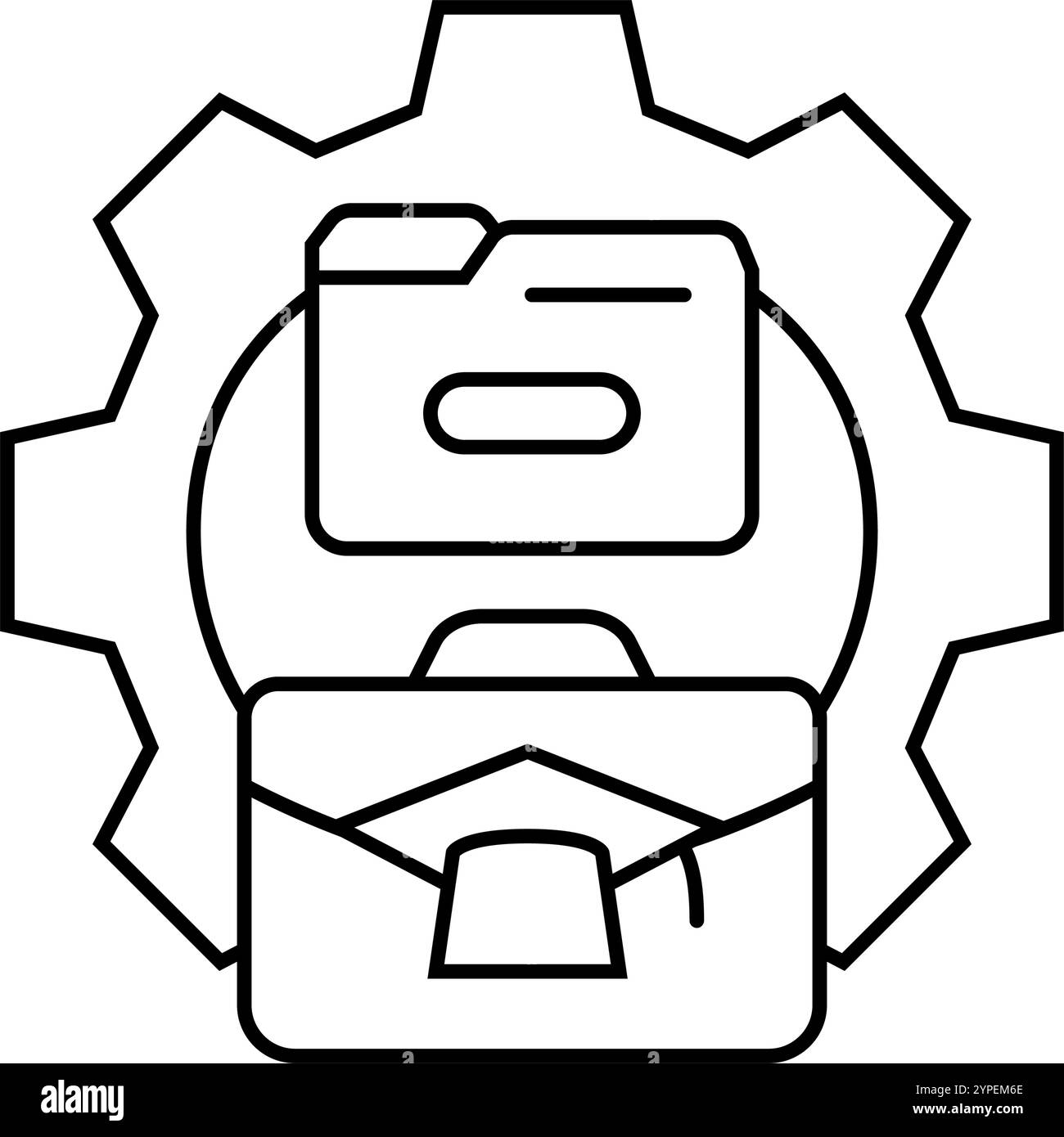 knowledge management business process line icon vector illustration Stock Vector Image & Art - Alamy