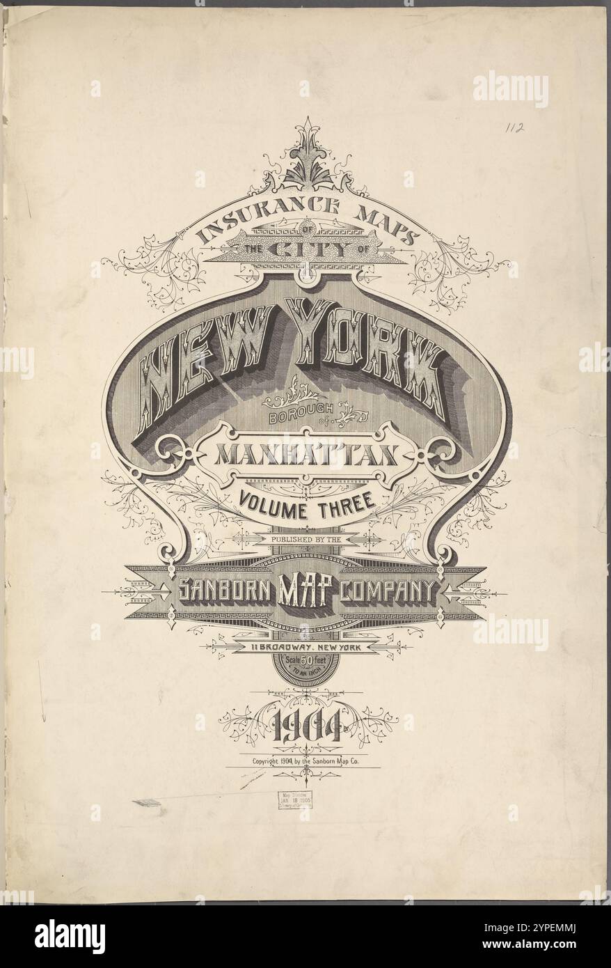 Insurance maps of the City of New York. Borough of Manhattan. Volume 3 ...