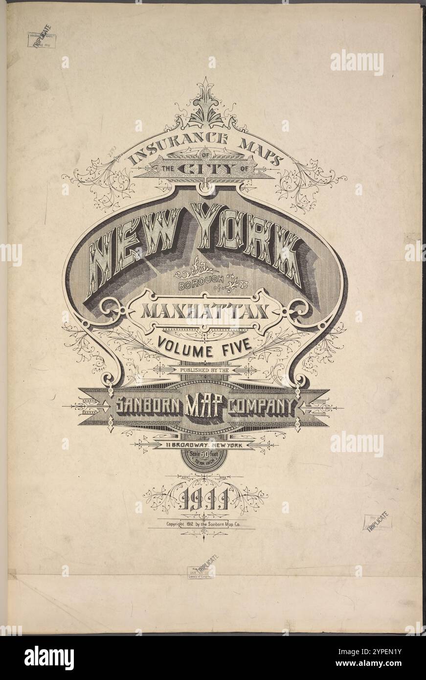 Insurance maps of the City of New York. Borough of Manhattan. Volume ...