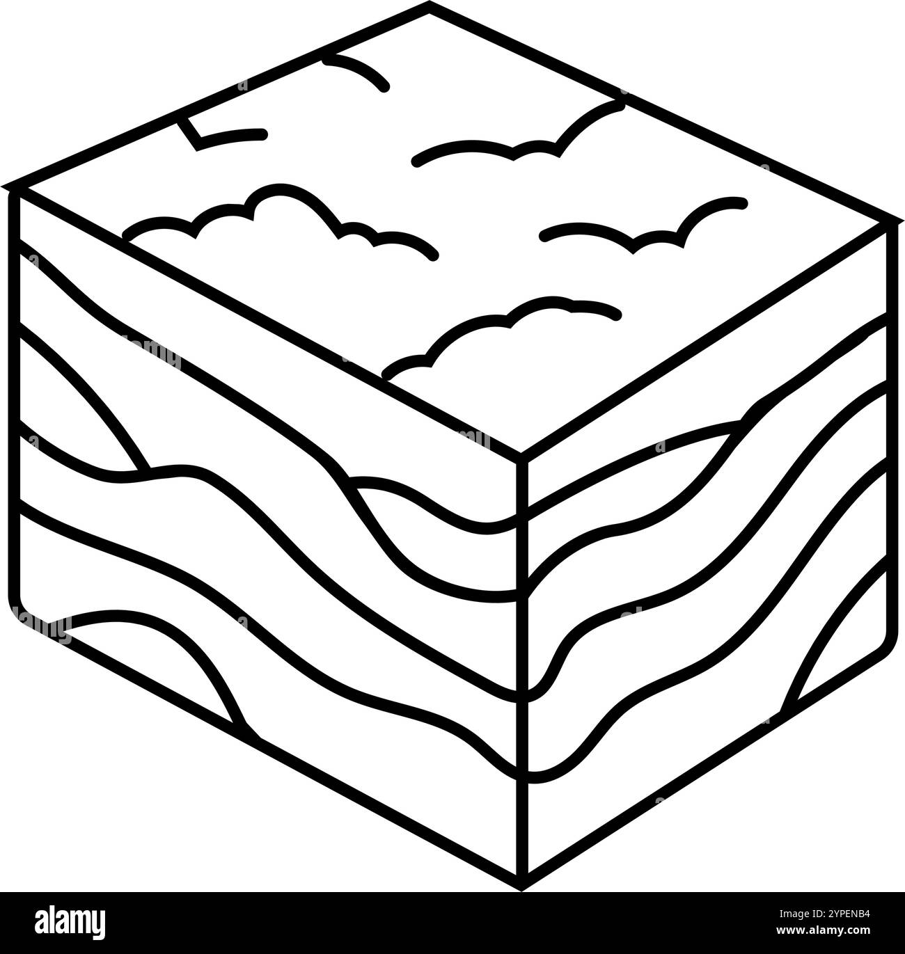 drill core samples line icon vector illustration Stock Vector Image ...