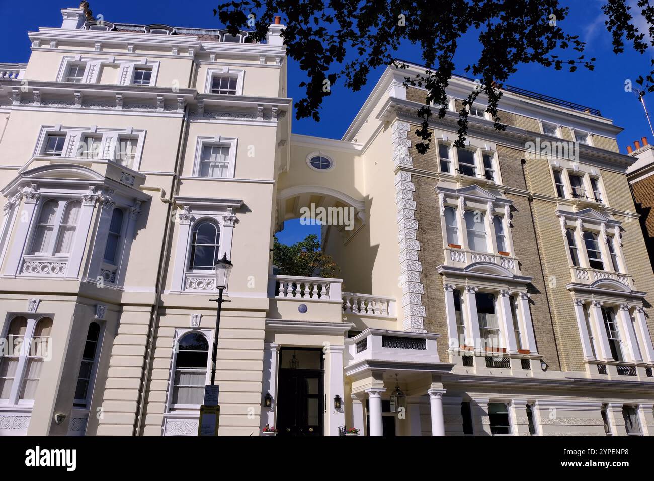 Stately houses developed by Charles Blake in Stanley Crescent, Notting ...