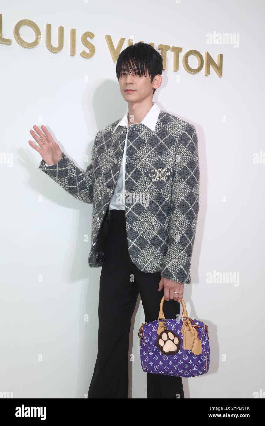 Taipei. 30th Nov, 2024. Taiwanese actor Austin Lin attends the opening ...