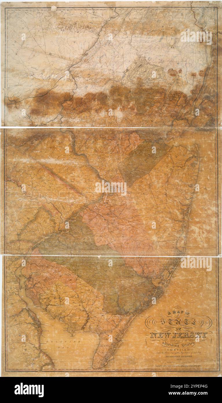 A map of the state of New Jersey : with part of the adjoining states ...