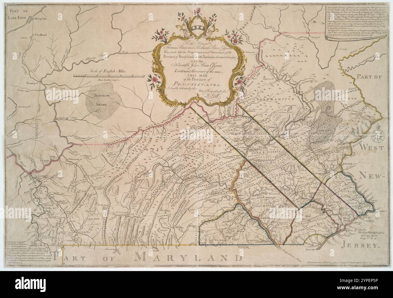 The honorable thomas penn and richard penn hi-res stock photography and ...