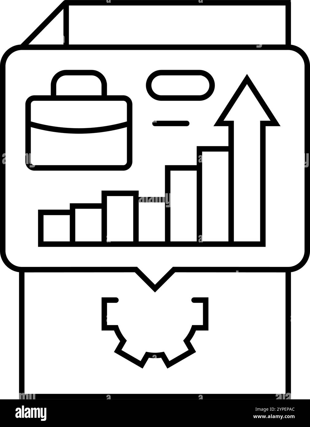 talent retention modern business line icon vector illustration Stock ...