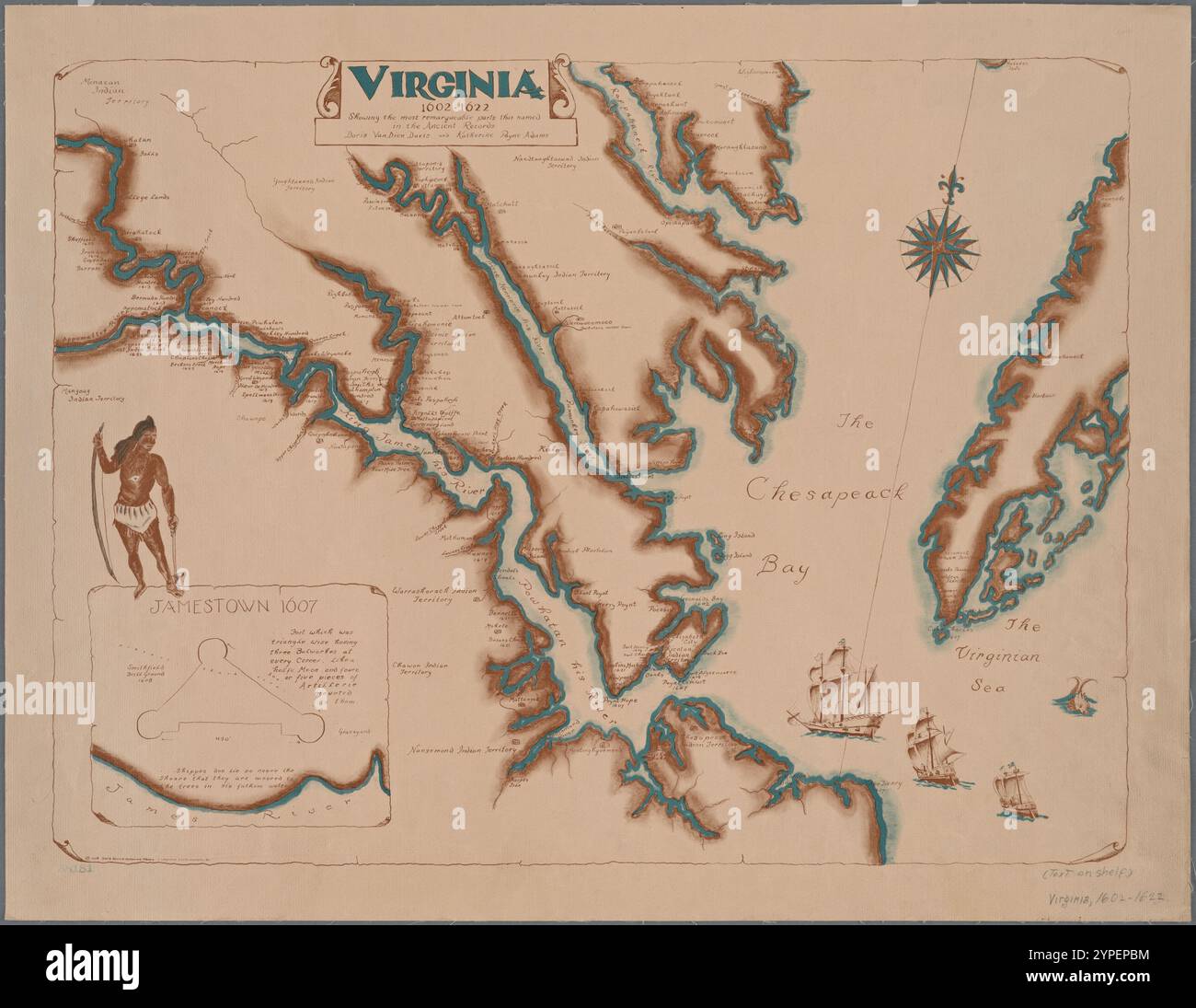 Virginia, 1602-1622 : Showing the most remarqueable parts thus named in ...