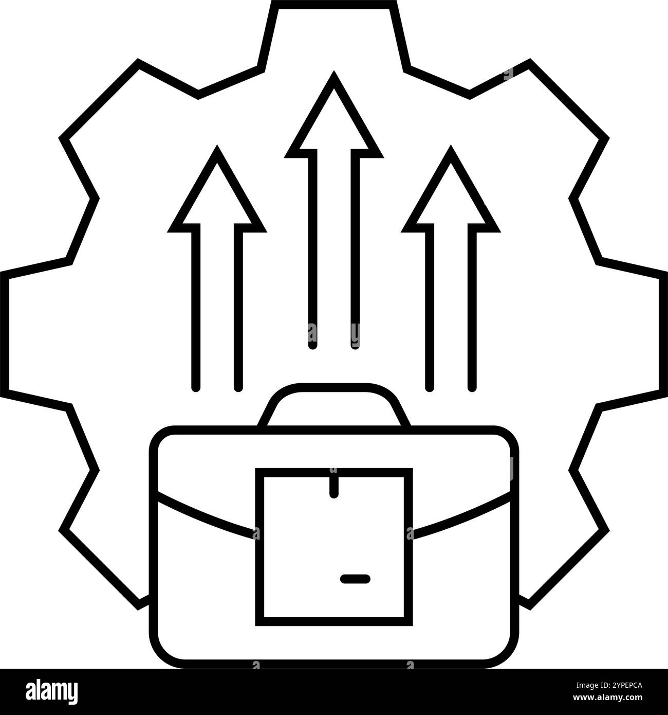performance management modern business line icon vector illustration ...
