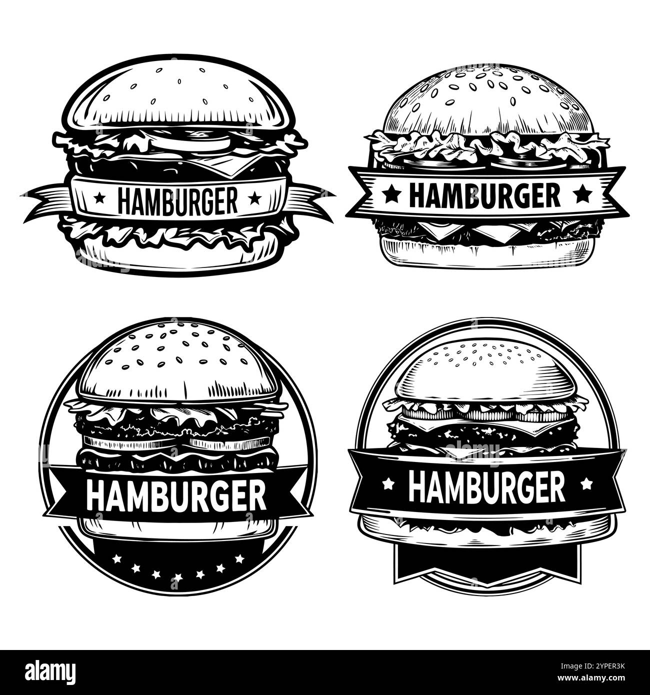 Hamburger cheeseburger american style Cut Out Stock Images & Pictures ...