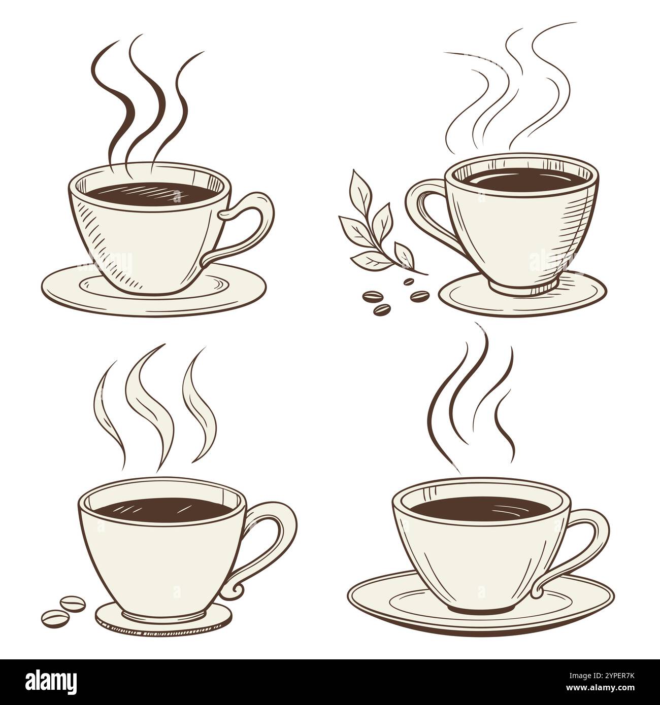 Side view set fresh Stock Vector Images - Alamy