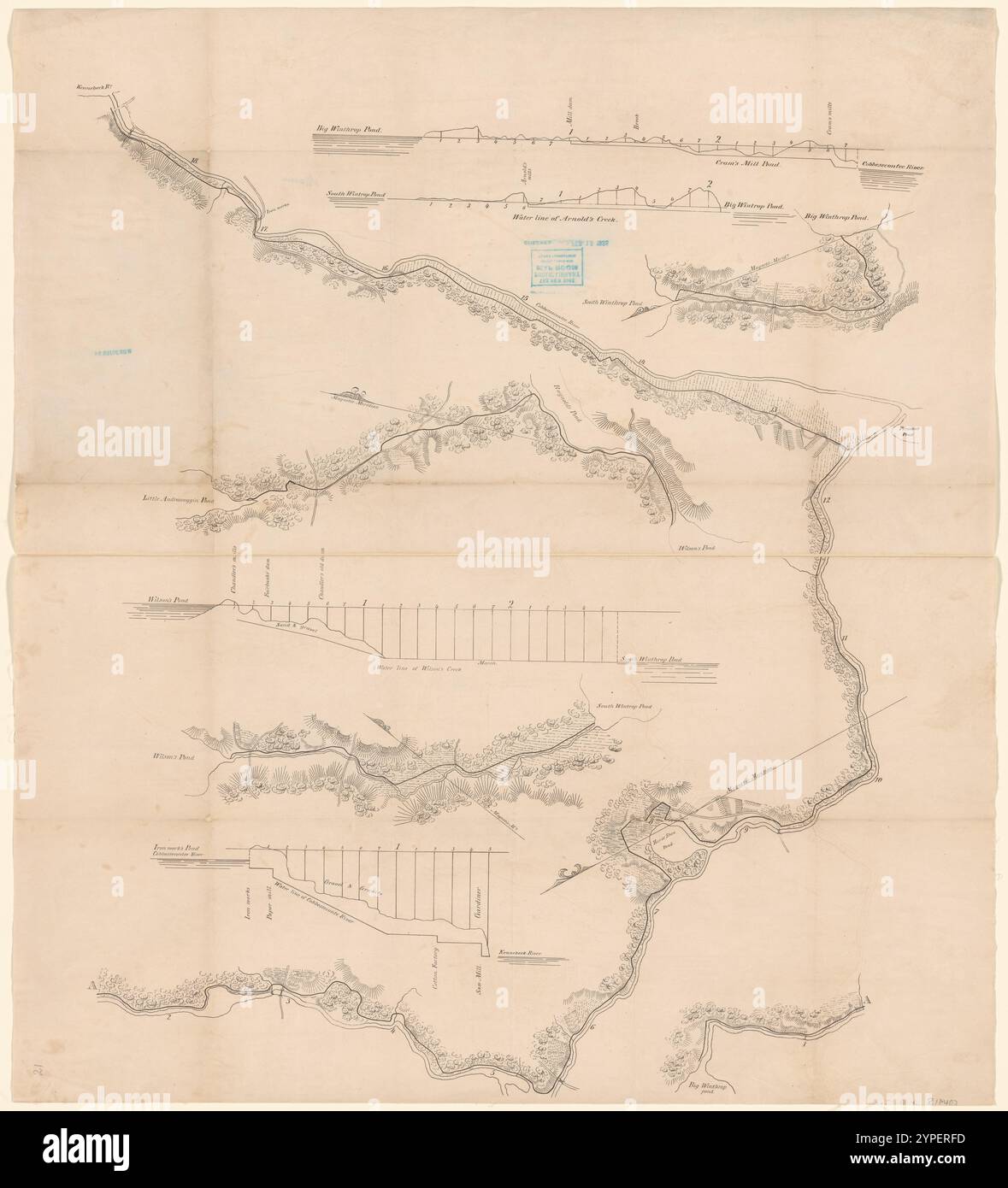 Section maps hi-res stock photography and images - Alamy