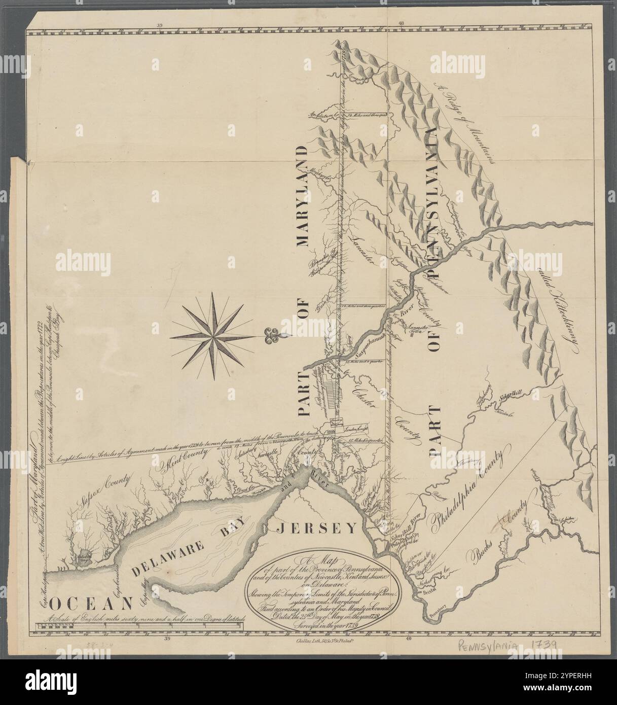 A map of part of the Province of Pennsylvania and of the counties of ...