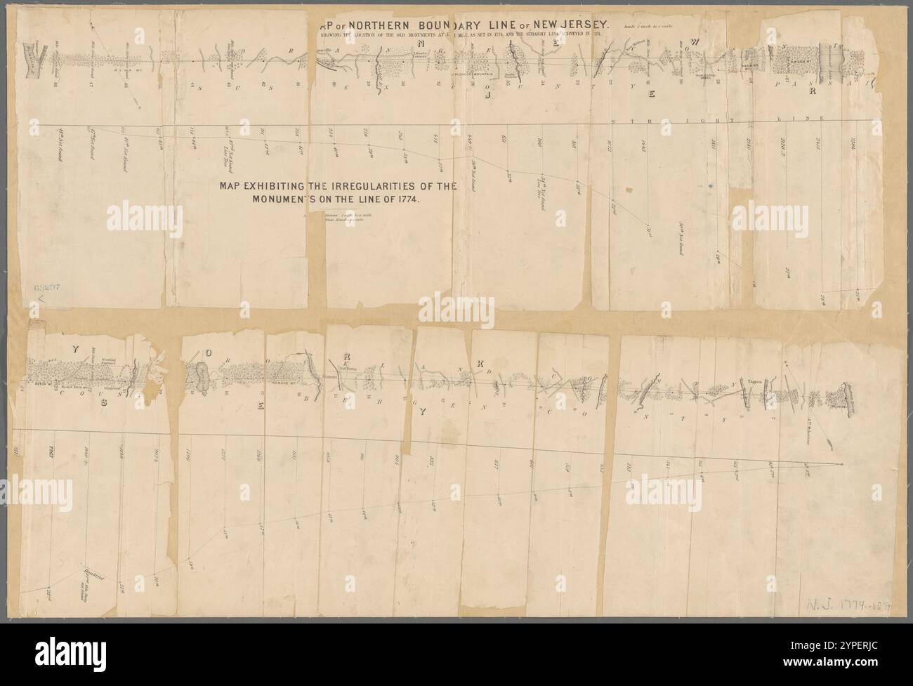 Straight line map hi-res stock photography and images - Alamy