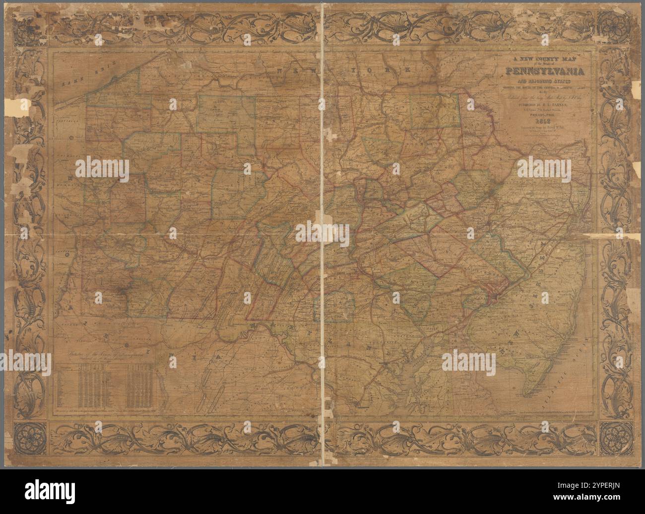 A new county map hi-res stock photography and images - Alamy