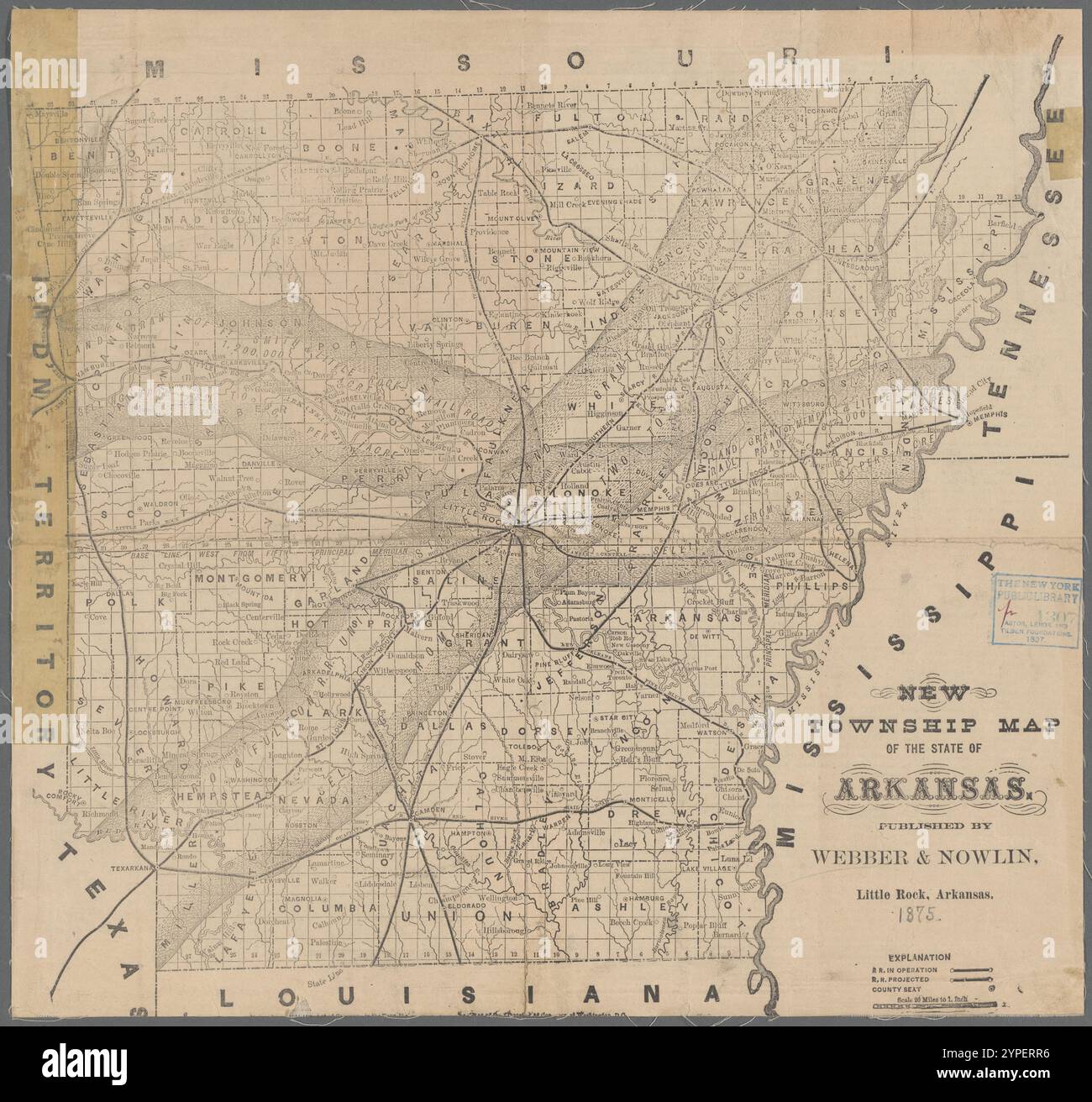 New township map hi-res stock photography and images - Alamy