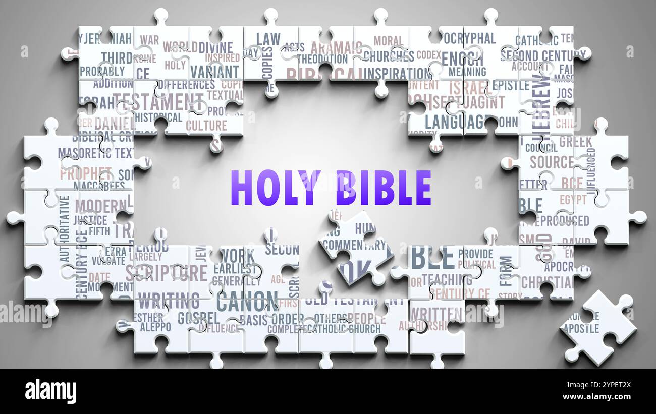Holy bible being a complex subject hi-res stock photography and images ...