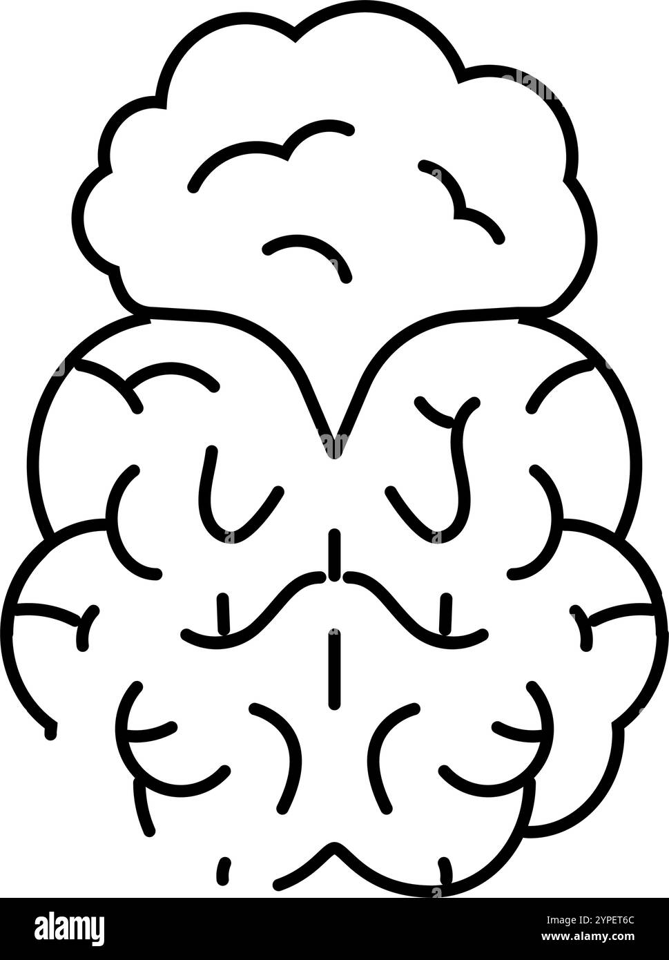 thought bubble brainstorm line icon vector illustration Stock Vector ...