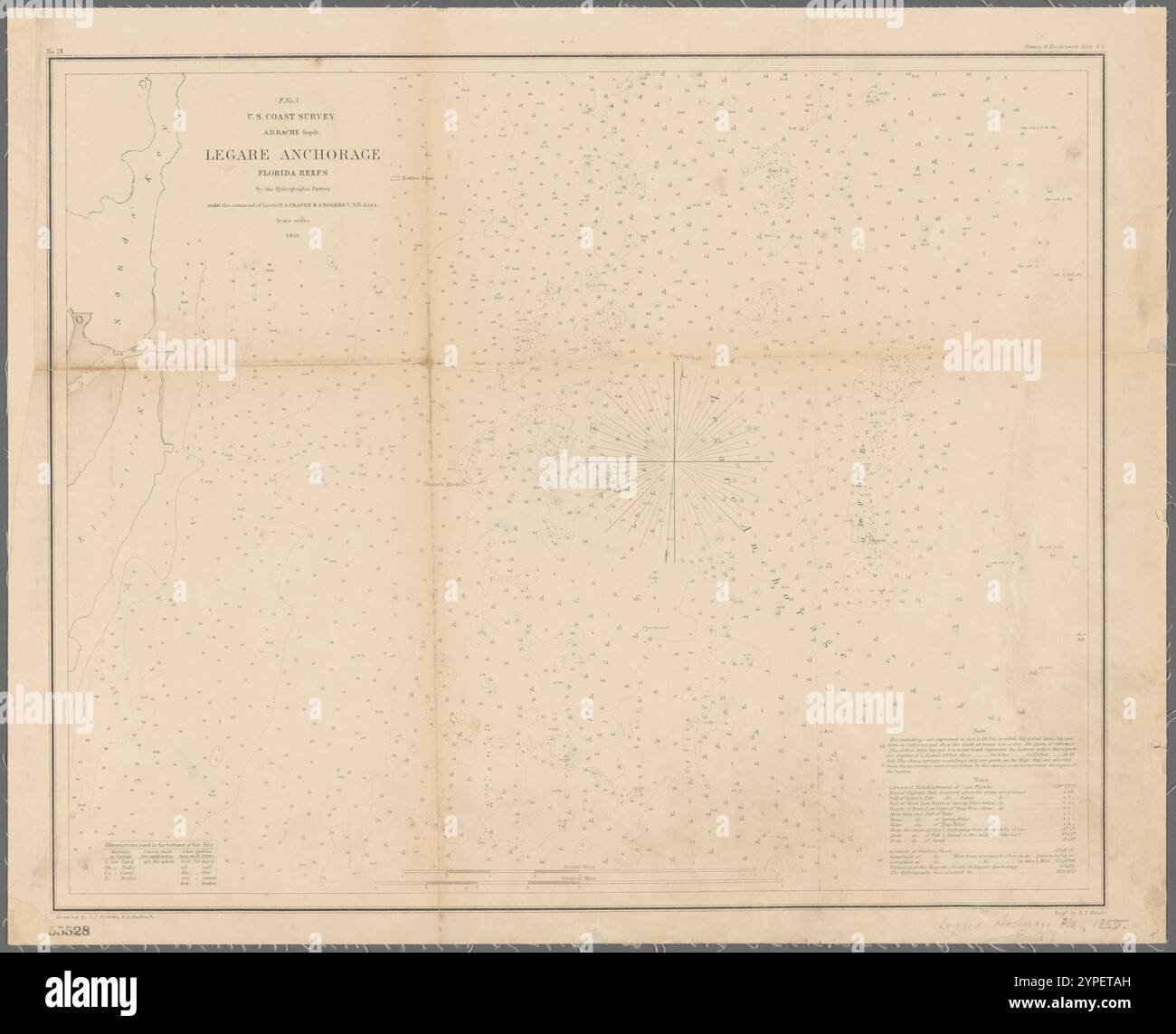 Legare Anchorage : Florida reefs 1855 by Bache, A. D. (Alexander Dallas ...