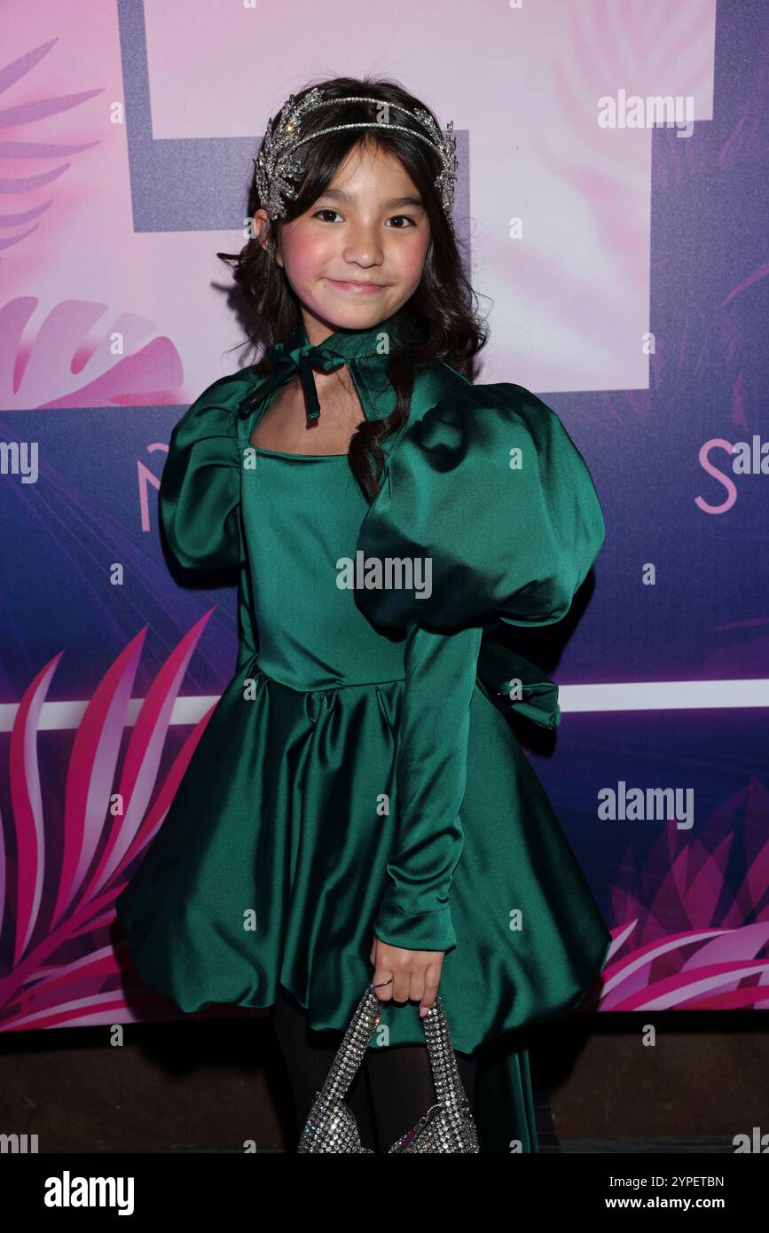 Mexico City, Mexico. 28th Nov, 2024. Lisa Rivas attends the pink carpet ...