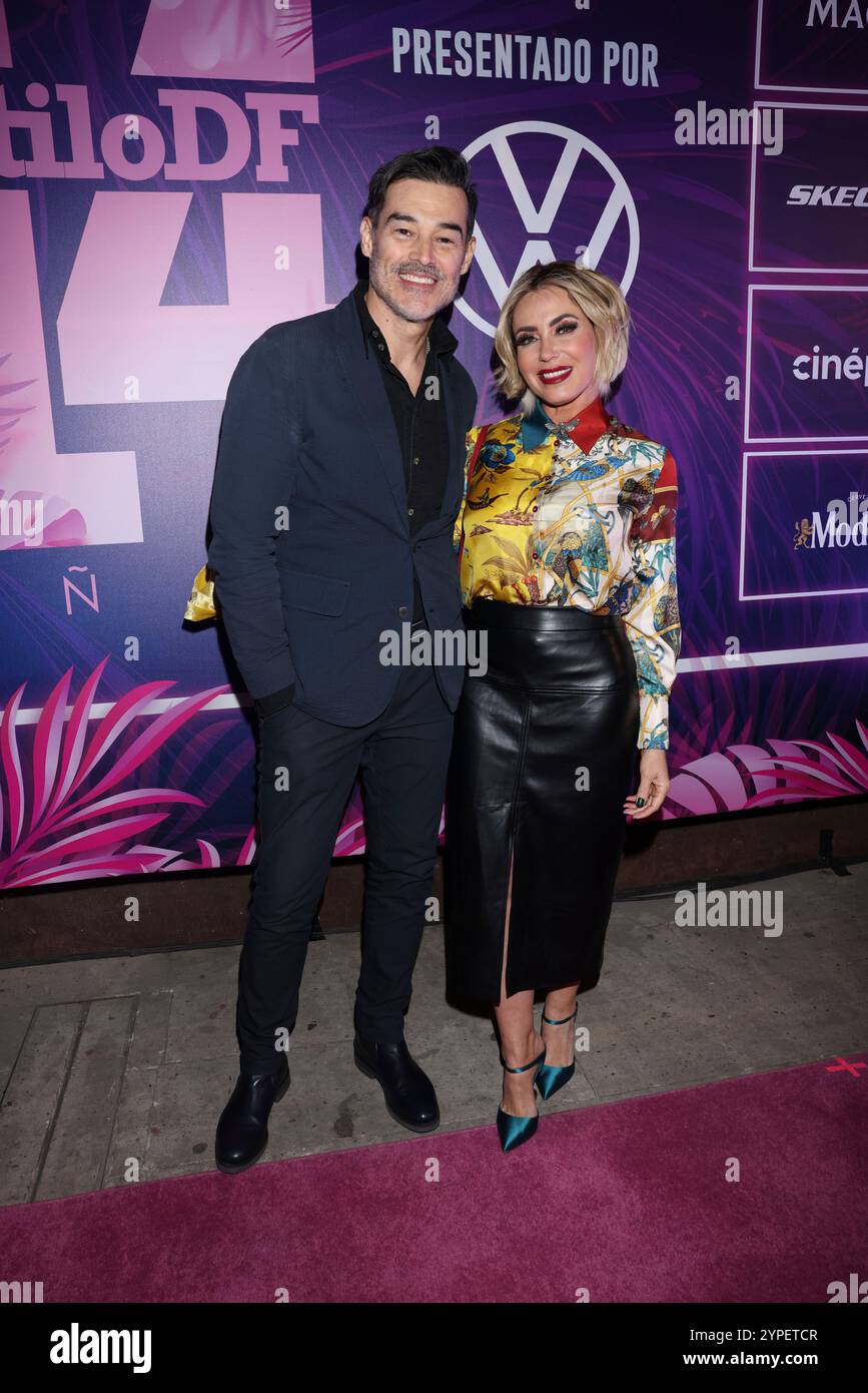 Mexico City, Mexico. 28th Nov, 2024. Carmen Munoz and Juan Angel ...