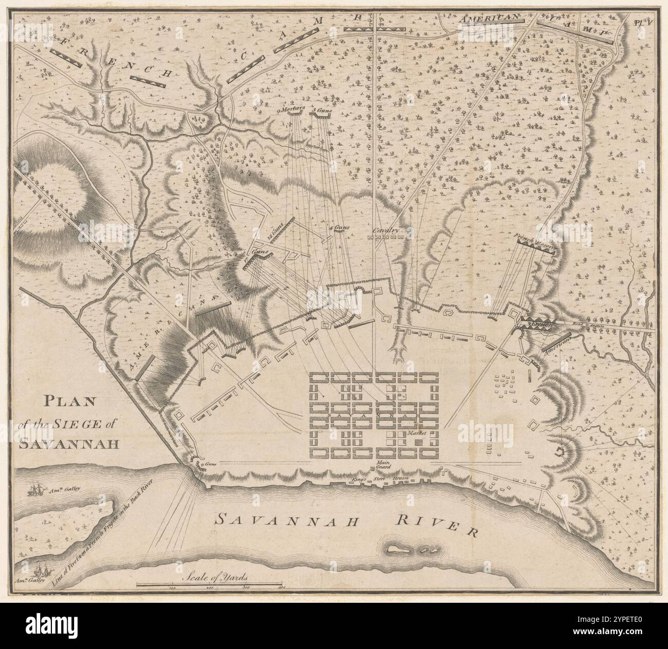 Siege of savannah 1779 hi-res stock photography and images - Alamy
