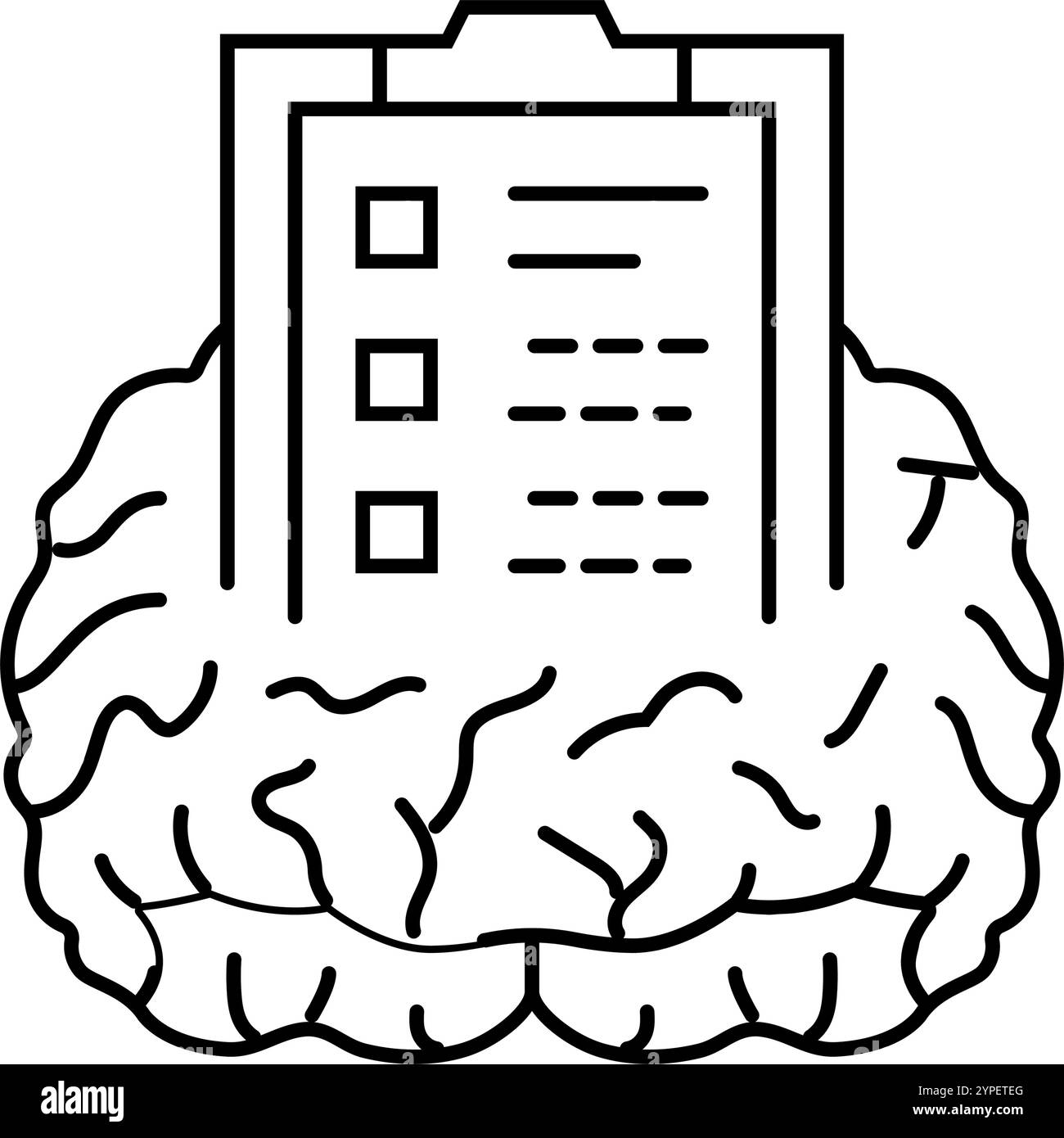 cloud brainstorm line icon vector illustration Stock Vector Image & Art ...