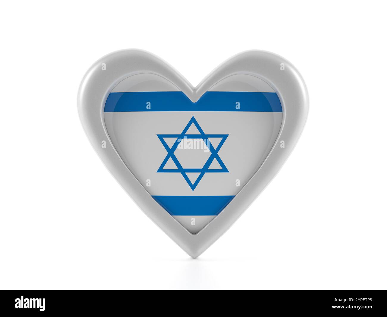 Heart shaped israel flag hi-res stock photography and images - Alamy