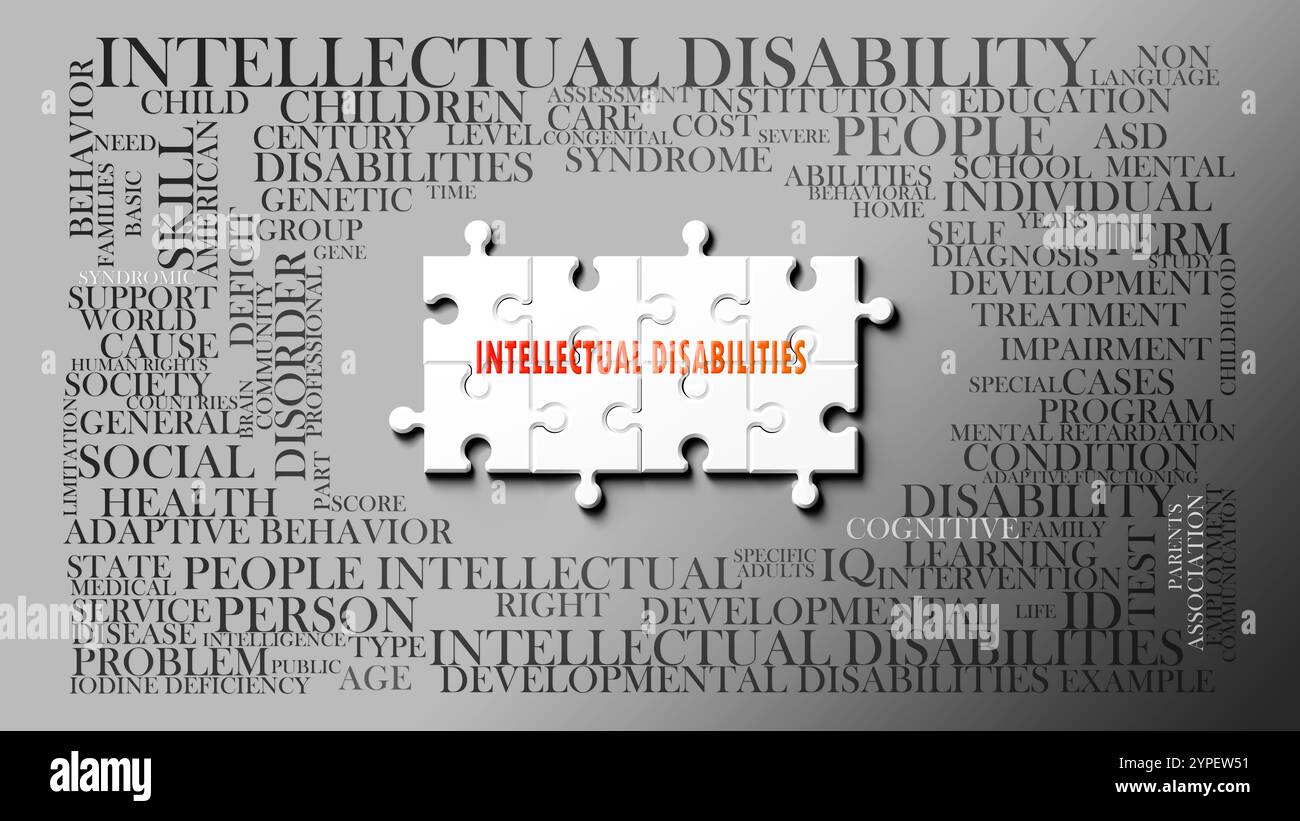 Intellectual disabilities symbol hi-res stock photography and images ...