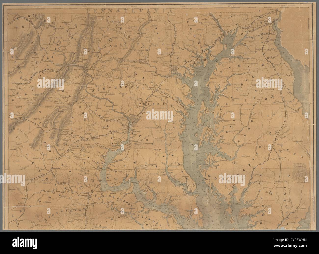 Map of part of Virginia, Maryland and Delaware from the best ...